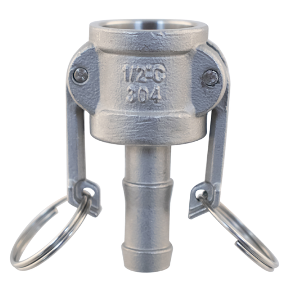 CONECTOR CAMLOCK HEMBRA CON ESPIGA DE 13 MM (TIPO C)